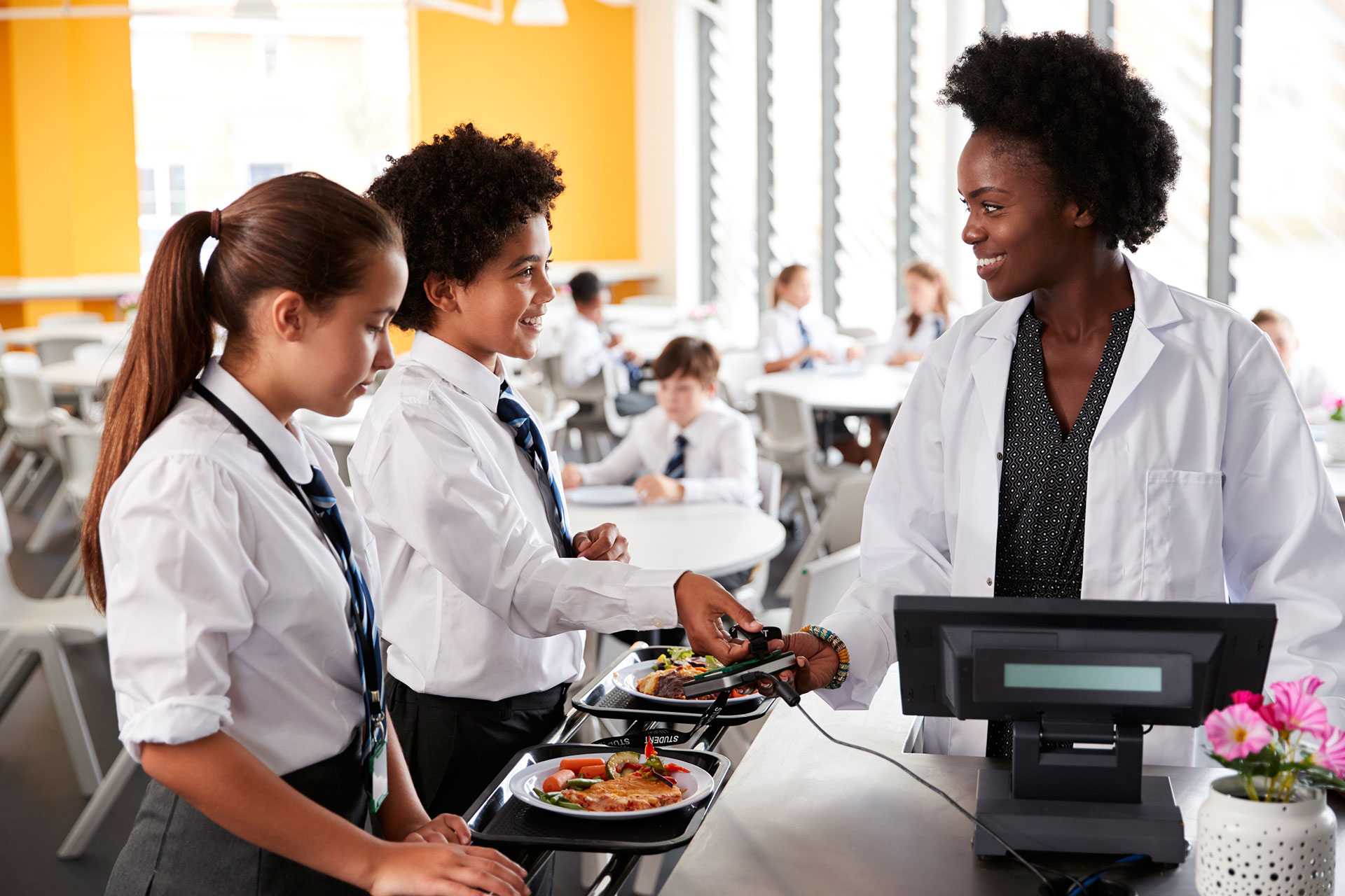 Lunch Cashier Payment Process Systems for Schools